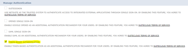 NetSuite Token-Based Authentication Guide